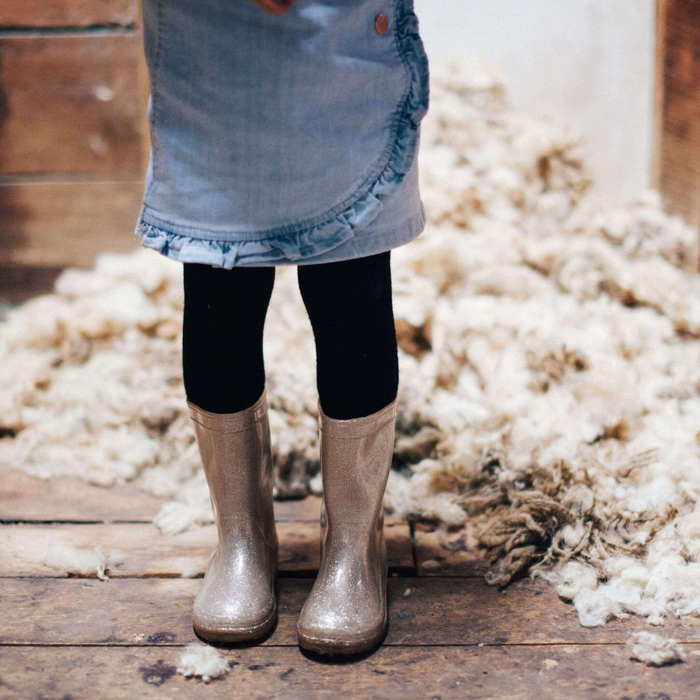 Merino Wool Child Tights - Lamington Australia